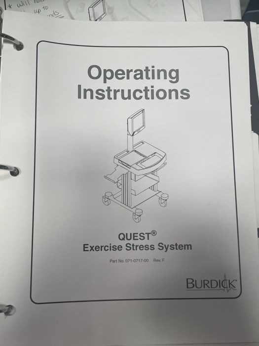 Burdick Quest Exercise Stress System Module for sale