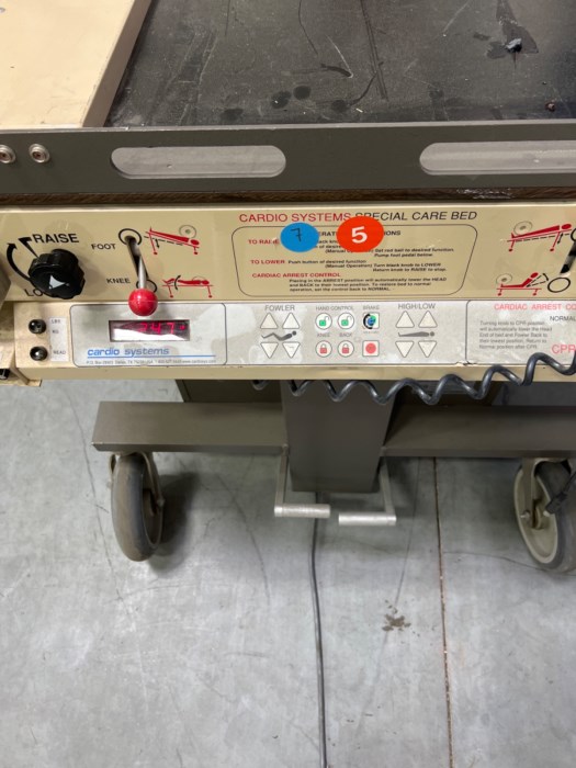 Cardio systems special care bed for sale