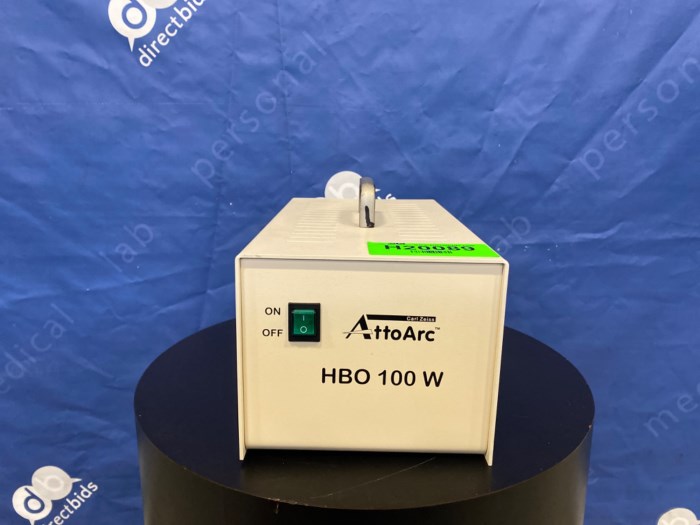 CARL ZEISS ATTOARC MICROSCOPE VARAIBLE LAMP HBO 100W POWER SUPPLY for sale