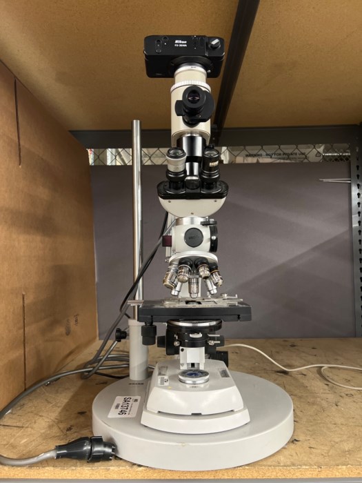 Carl Zeiss Microscope w/ Assorted Attachments & Base for sale