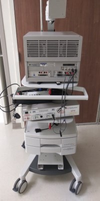 Cart of Misc. Devices for a EP-4 Electrophysiology Stimulator for sale