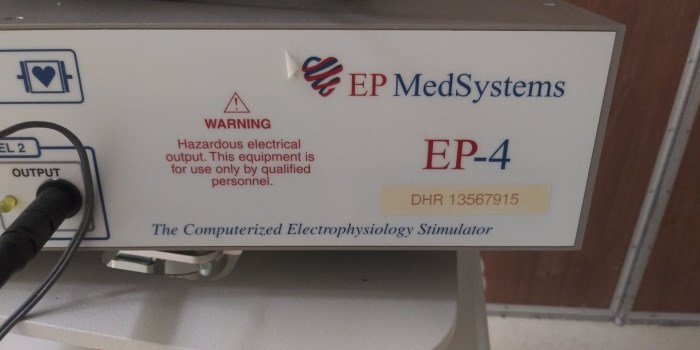 Cart of Misc. Devices for a EP-4 Electrophysiology Stimulator for sale