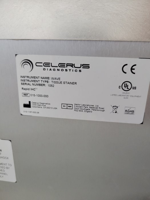 Celerus Diagnostics Wave Rapid Tissue Stainer System for sale
