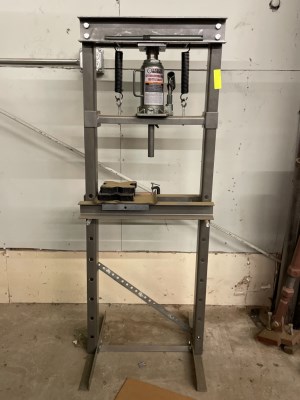 Central Machinery 12 Ton Hydraulic Shop Press for sale