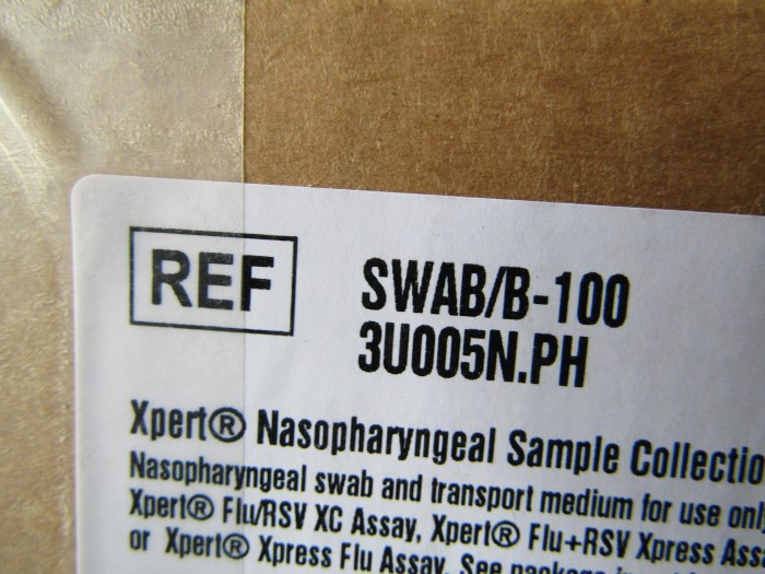 Cepheid SWAB/B-100 Xpert Nasopharyngeal Sample Collection Kit for Viruses for sale