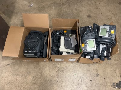 Cisco Telephones (Lot of 3 Boxes) for sale