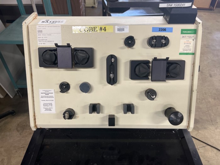 COBE Spectra Apheresis System for sale