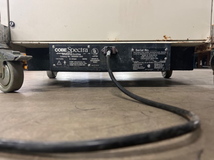 COBE Spectra Apheresis System for sale