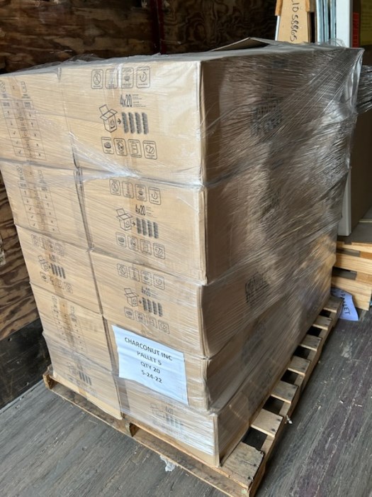 Coco-BBQ Coconut Charcoal (18 Pallets) for sale