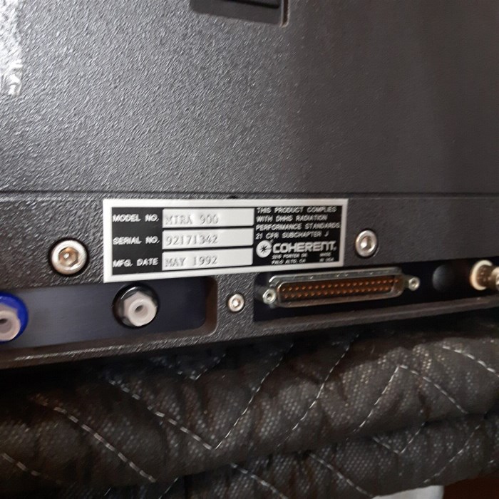 Coherent Mira 900 Laser System w/ Controller Fieldmate PC Manual ...