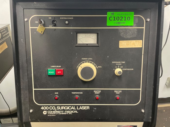 Coherent Model: 400 CO2 Surgical Laser System for sale
