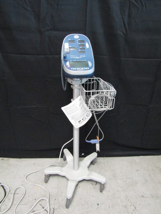 Colin Press-Mate Prodigy II 2240 Vital Signs Monitor With Stand for sale