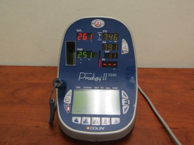 COLIN PRODIGY II 2240 PORTABLE VITAL SIGN MONITOR for sale