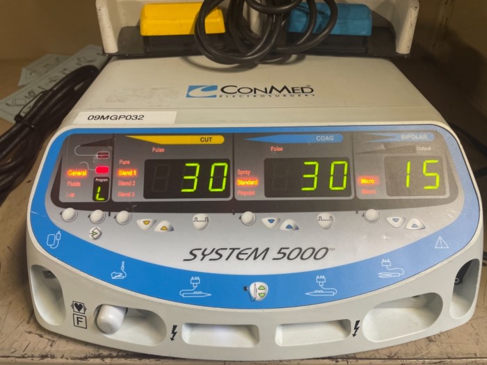 ConMed Electrosurgery System 5000 Electrosurgical Unit for sale