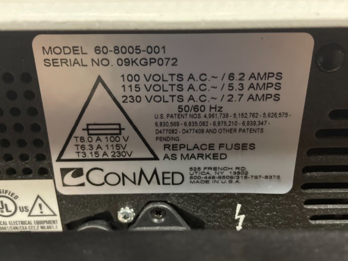 ConMed Electrosurgery System 5000 for sale
