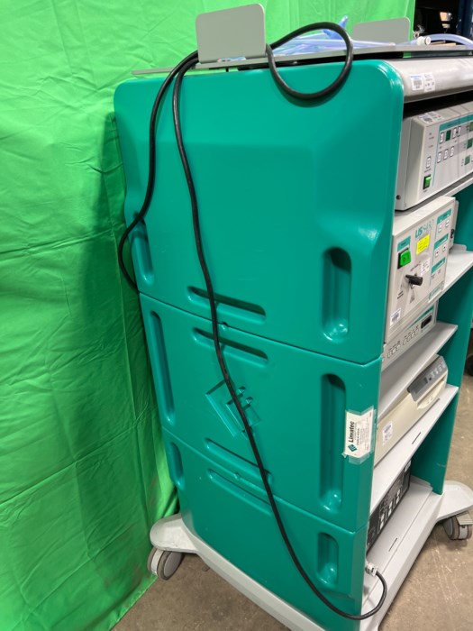 Conmed Linvatec cart filled with equipment for sale