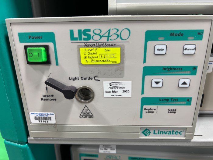 Conmed Linvatec cart filled with equipment for sale