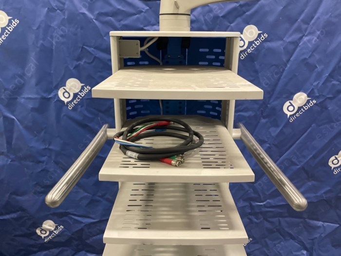 ConMed Linvatec Powered Rolling Video Cart w/ Adjustable Mounting Arm for sale
