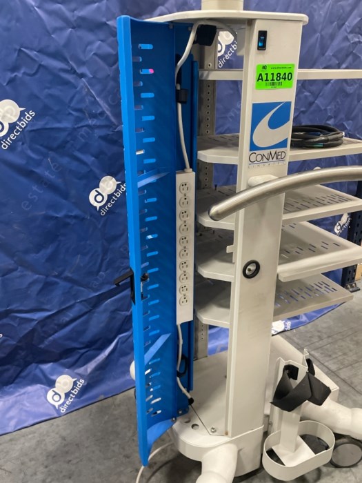 ConMed Linvatec Powered Rolling Video Cart w/ Adjustable Mounting Arm for sale