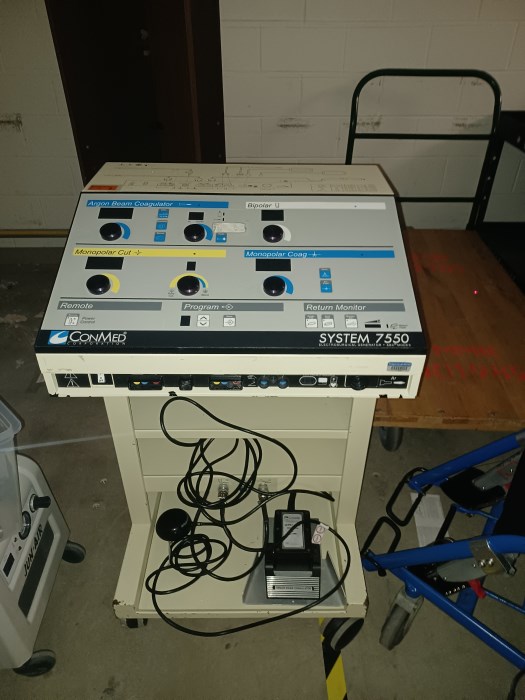 ConMed System 7500 Electrosurgical Generator & Misc. Components for sale
