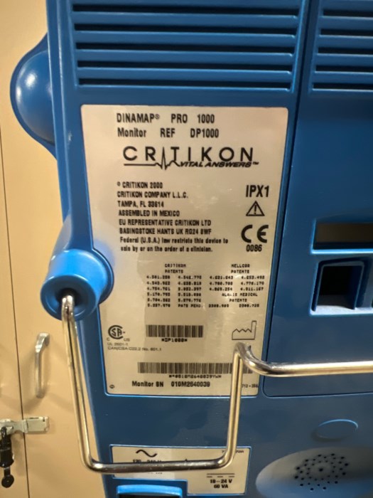 Critikon Dinamap Pro 1000 Vitel Signs Monitor for sale
