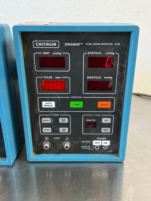 Critikon Dinamap Vital Signs Monitor 8100 (Lot of 3) for sale