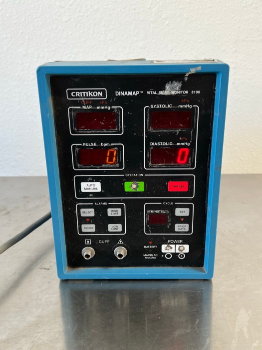 Critikon Dinamap Vital Signs Monitor 8100 (Lot of 3) for sale