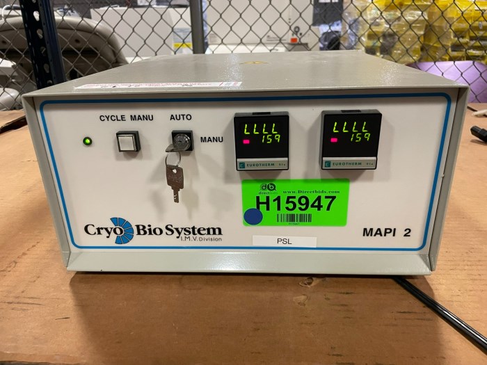 Cryo Bio System Mapi 2 Control Unit for sale