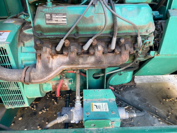 Cummins Onan Model: 100ENBA Industrial Natural Gas Generator for sale