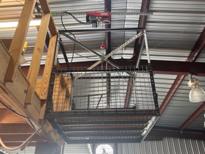 Custom Built Hoist Platform System with Intertek PA1000B Electric Hoist ...