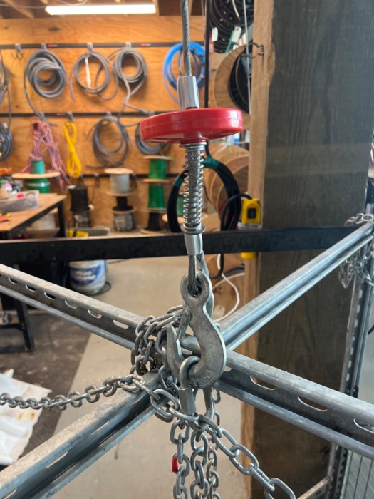 Custom Built Hoist Platform System with Intertek PA1000B Electric Hoist ...