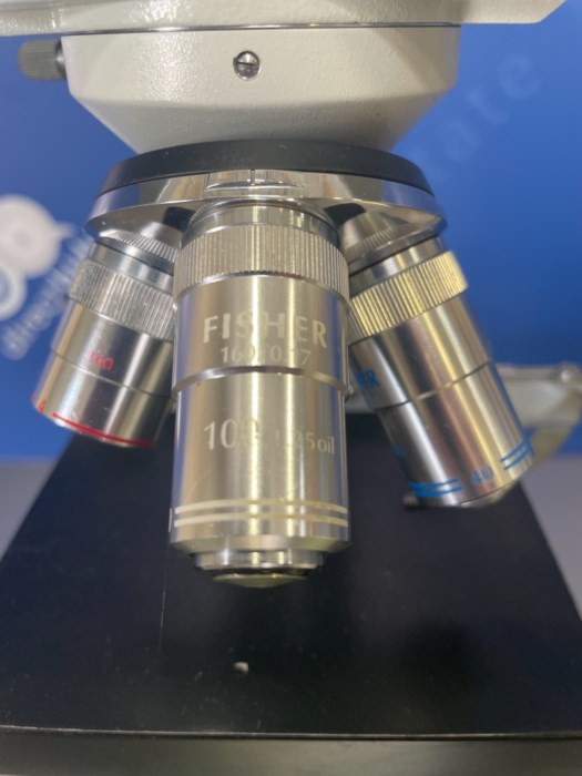 Lot of (2) Fisher Scientific Micromaster Microscope Model VSHL-4D for sale