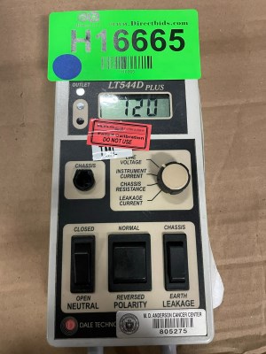 Dale Technology LT544D Plus Digital Safety Tester *Powered on at time ...