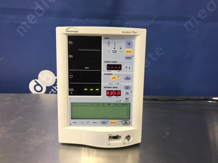 Datascope Accutorr Plus Patient Monitor for sale