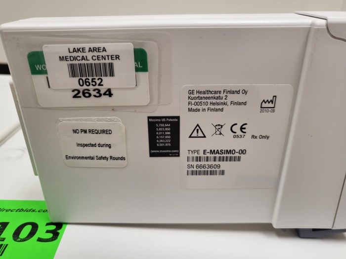 Datex Ohmeda F-CU8 Module Frame including Modules for Anesthesia ...