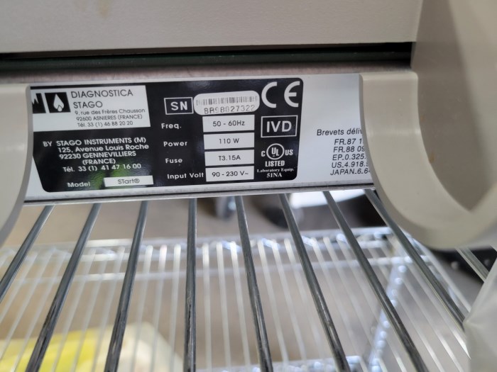 Diagnostica Stago STart 4 Hemostasis Analyzer for sale
