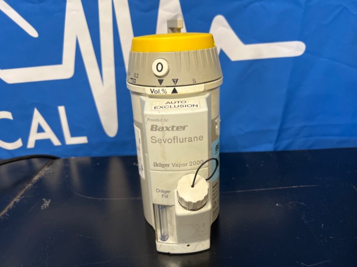 Drager Baxter Sevoflurane Vapor 2000 Vaporizer Anesthesia for sale
