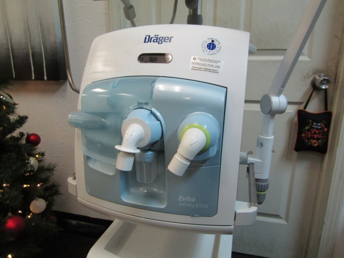 Drager Evita Infinity V500 Ventilator with monitor Infinity C500 for sale