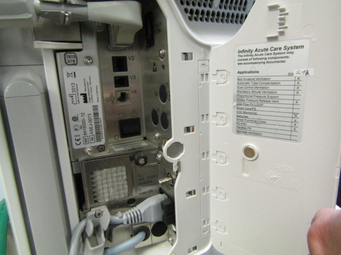 Drager Evita Infinity V500 Ventilator with monitor Infinity C500 for sale