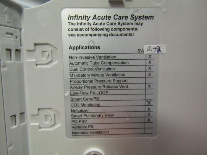 Drager Evita Infinity V500 Ventilator with monitor Infinity C500 for sale