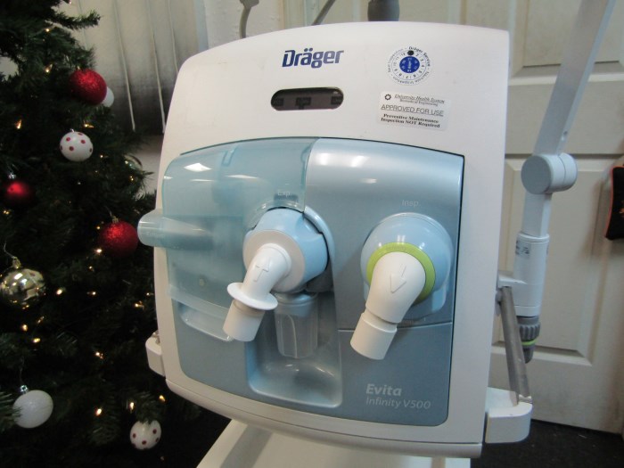 Drager Evita Infinity V500 Ventilator with monitor Infinity C500 for sale