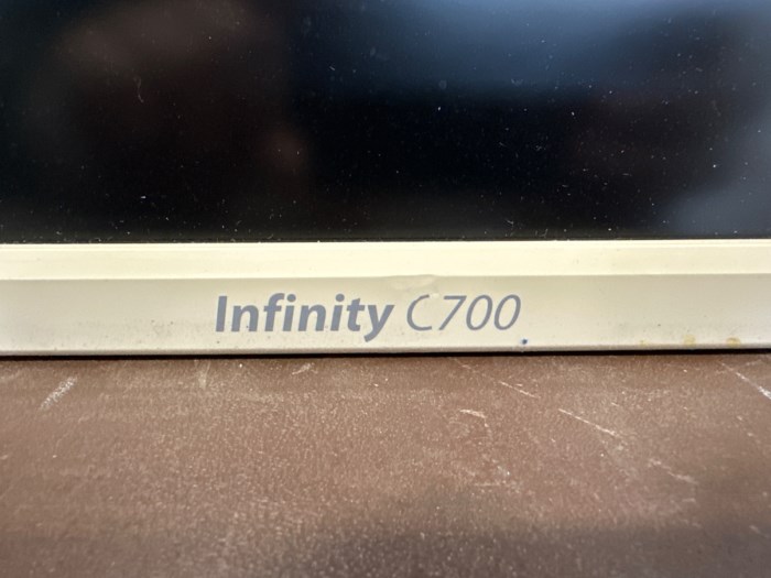 Drager Infinity C700 + Conchasmart Technology Hudson RCI Neptune ...