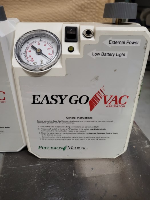 Easy Go Vac PM65HG Aspirators (4) for sale