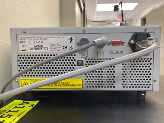 Ellex Solitaire with Ellex Foot Pedal and Frastema Electric Table for sale