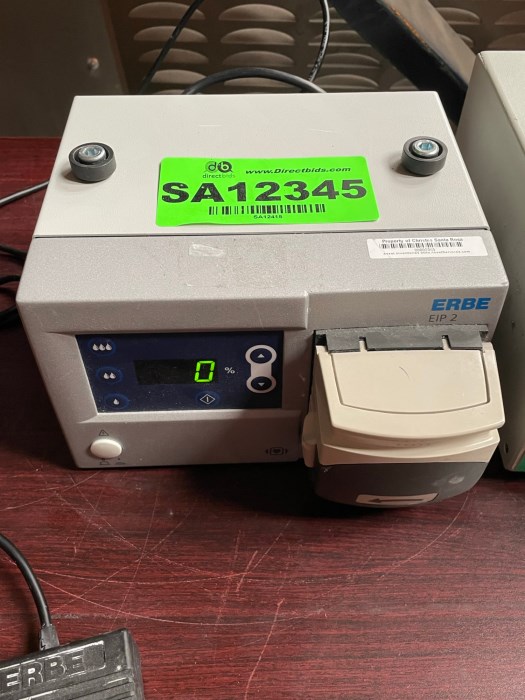 ERBE EIP 2 Irrigation Pump & EndoGator Pump (Lot of 1 Each) for sale