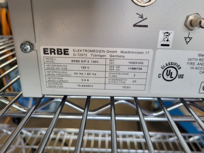 ERBE EIP-2 Irrigation Pump for sale