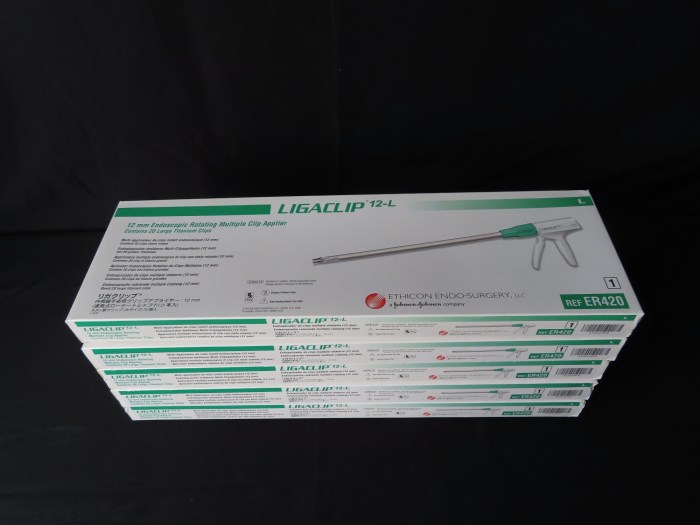 Ethicon 12-L LigaClip 12mm Endoscopic Rotating Multiple Ligaclip Clip ...