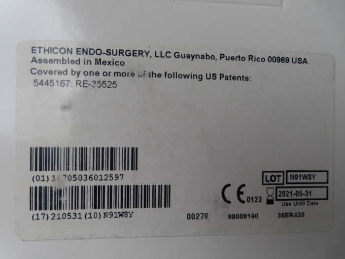 Ethicon 12-L LigaClip 12mm Endoscopic Rotating Multiple Ligaclip Clip Appliers for sale
