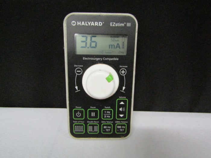 EZSTIM* III PERIPHERAL NERVE STIMULATOR / NERVE LOCATOR for sale