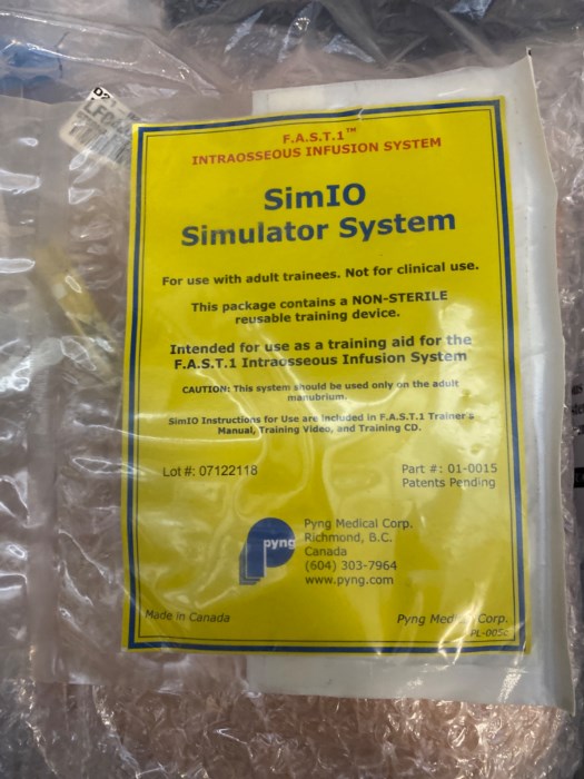 F.A.S.T. 1 First access for shock and Trauma Life Form Replicas with ...